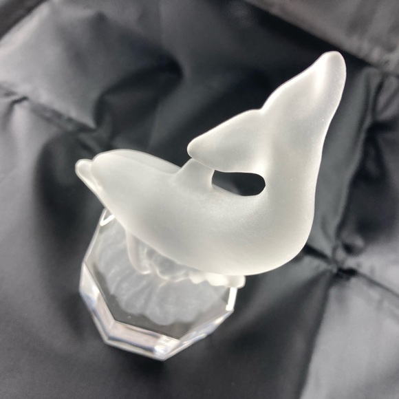 Goebel | Accents | Vintage Goebel Crystal Dolphin Figurine 987 Frosted ...